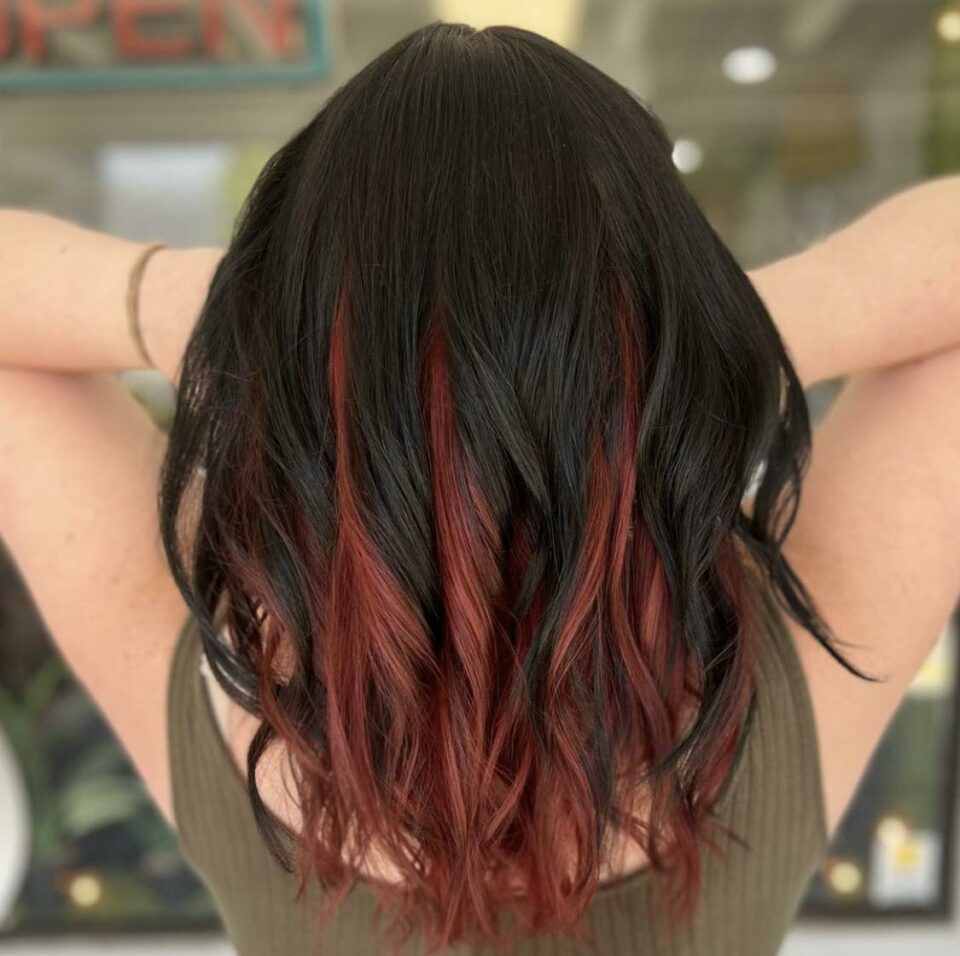 De sutiles a dramáticos, estos 14 looks son mechas rojas para pelo ...