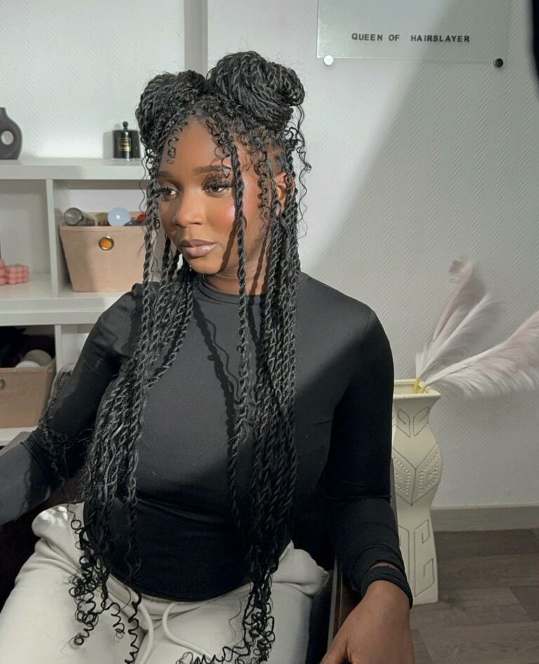 13 Stunning Twist Braid Styles You Need To Try In 2025