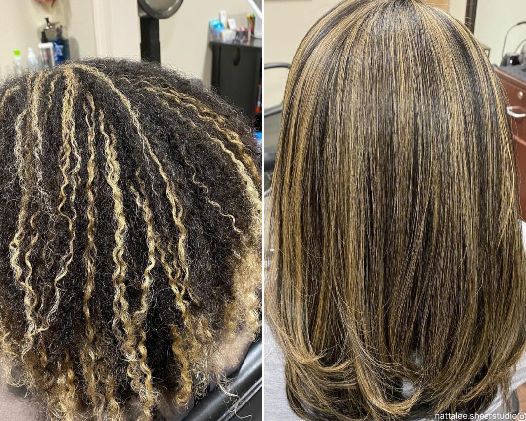 14 looks de antes y después de pelo rizado a liso que te dejarán sin ...