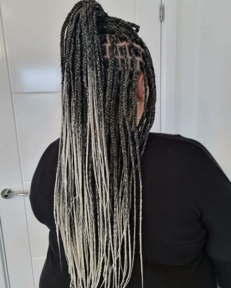 14 Blonde Box Braids Looks Giving Golden Goddess Vibes