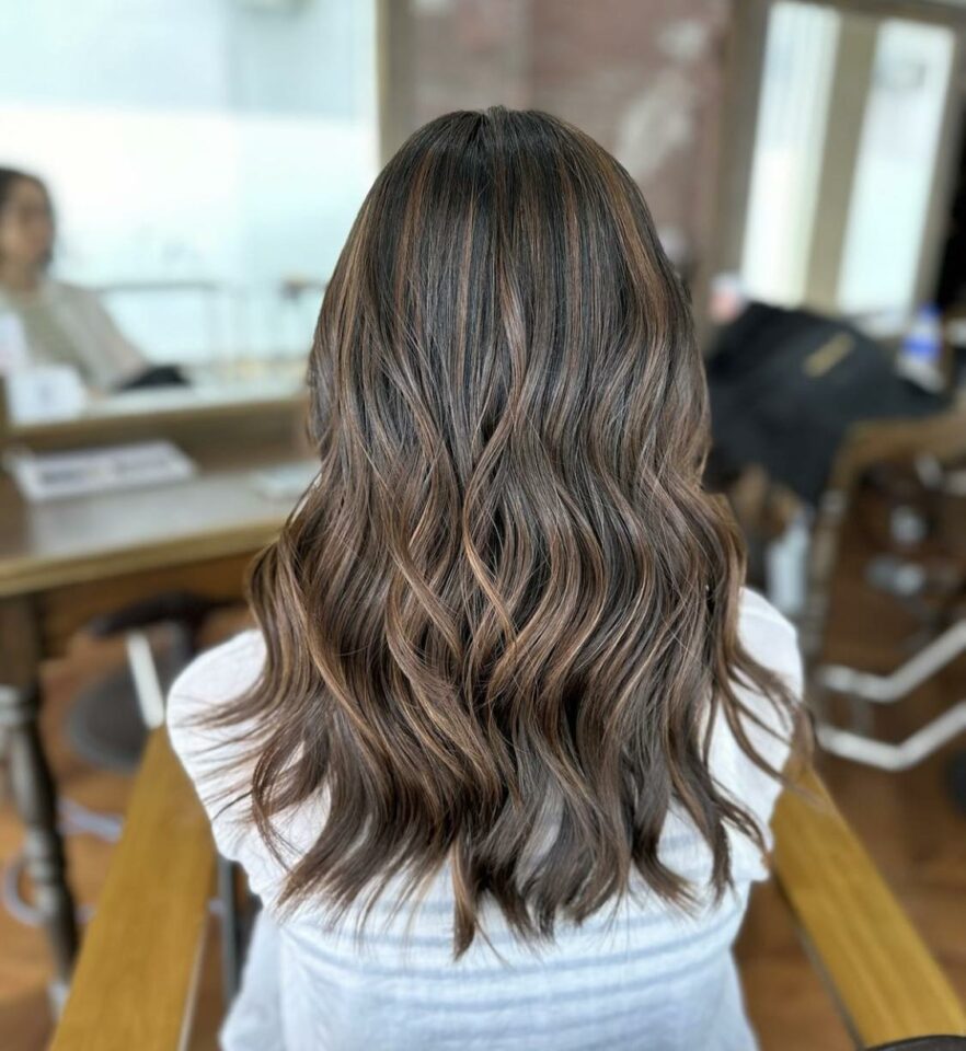 Brown Highlights On Black Hair For Subtle Yet Stunning Look