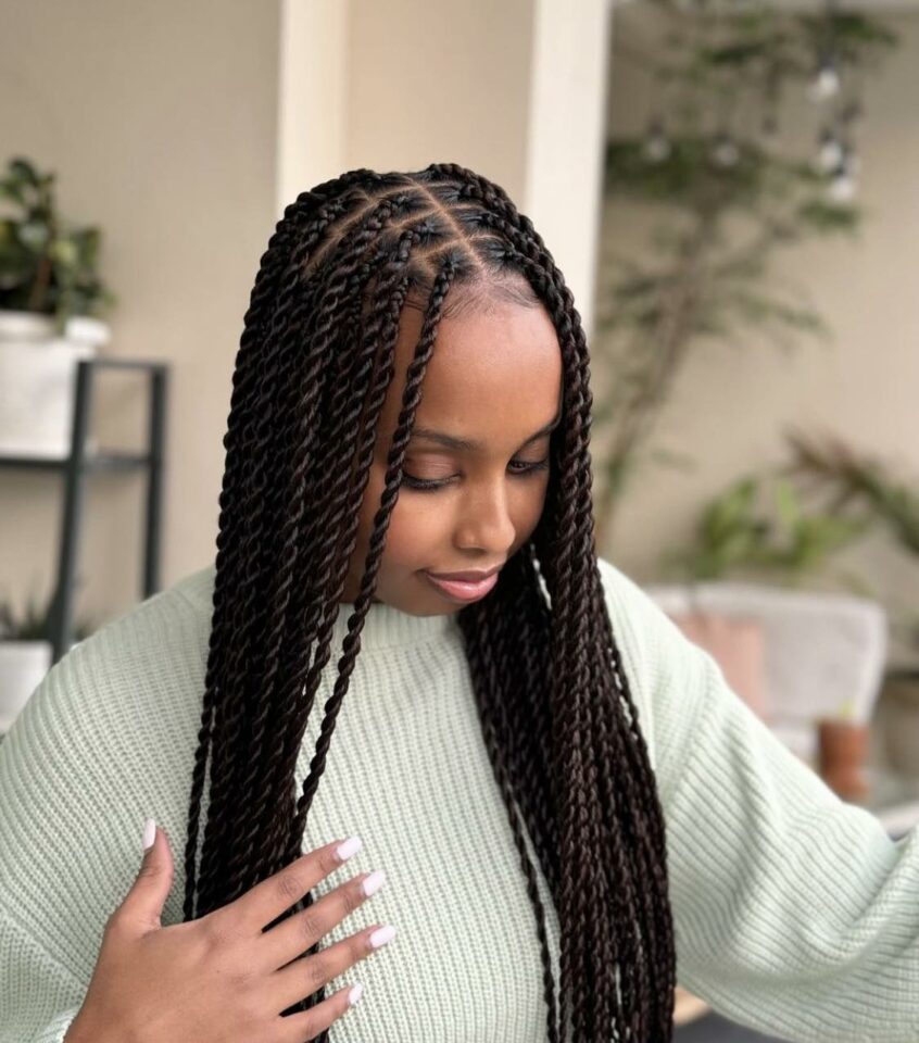 13 Stunning Twist Braid Styles You Need To Try In 2025