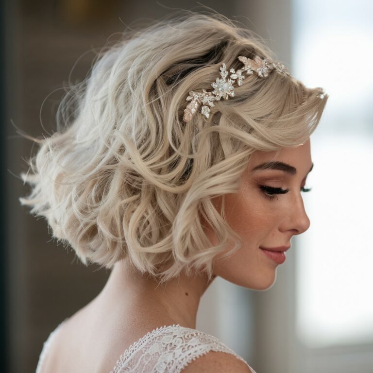 13 Elegant Wedding Hairstyles For Women With Short Hair For Timeless ...