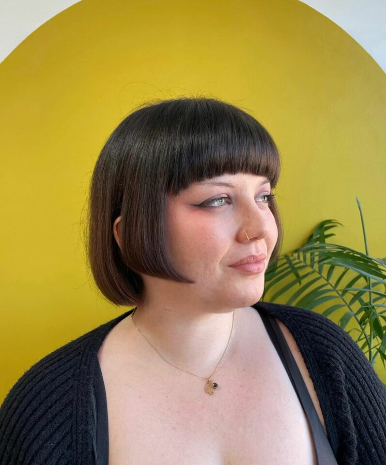 16 Angled Bobs With Bangs Everyone On Social Media Is Raving About