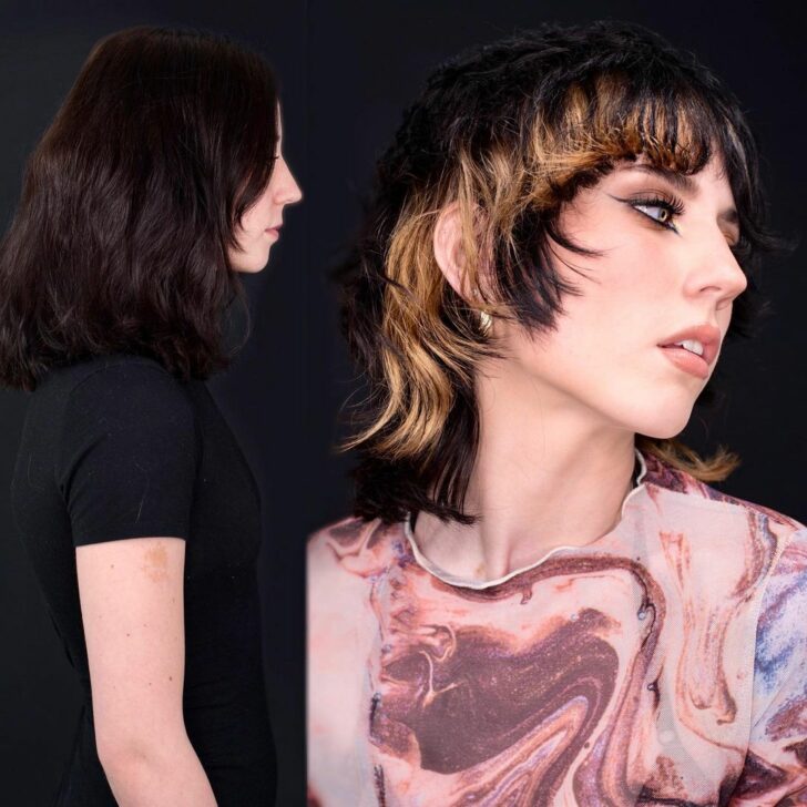 Mechas rubias y pelo negro: 14 maneras de llevar la tendencia sin que ...