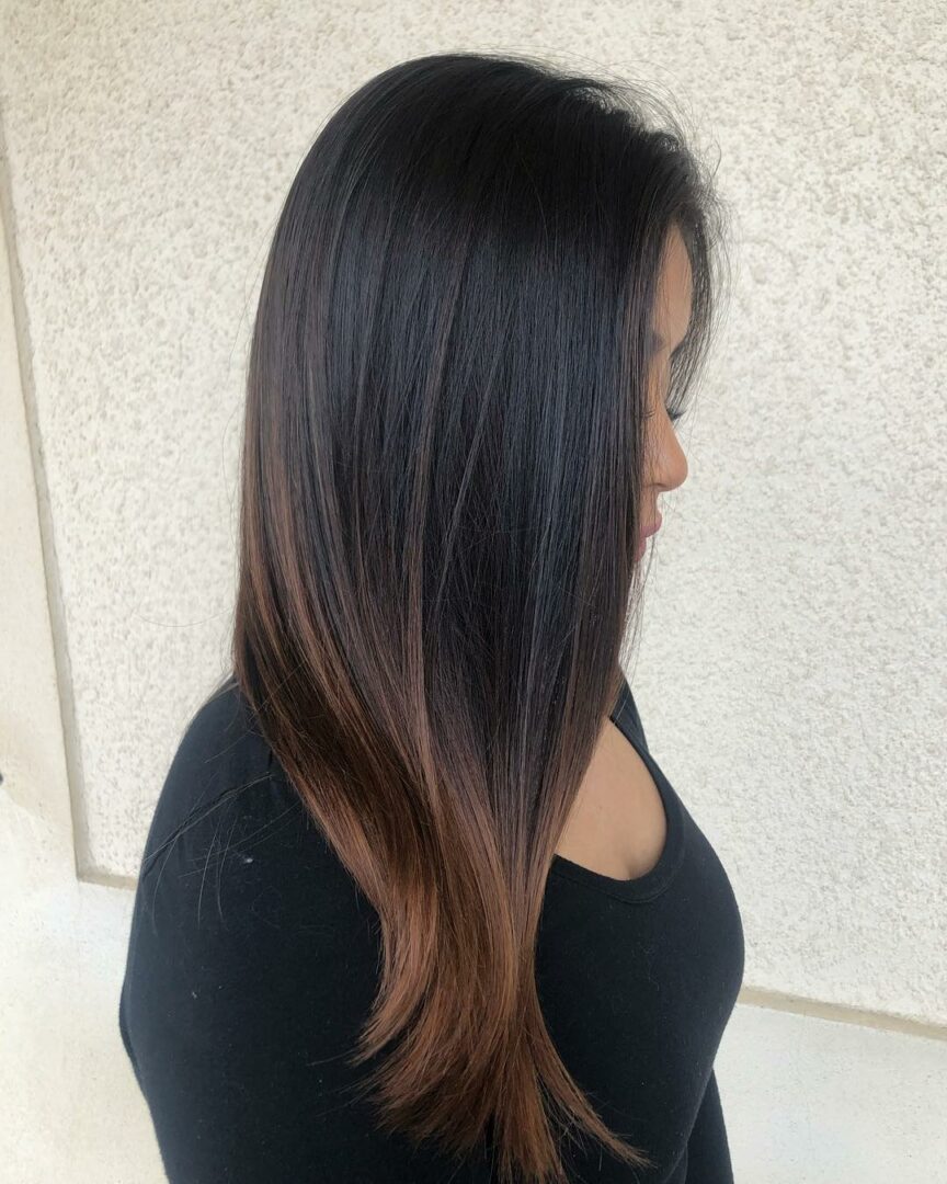 Las 10 mejores ideas para el pelo negro balayage de moda para el ...
