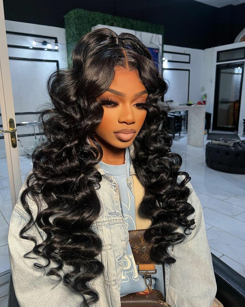 11 Deep Wave Frontal Wig Hairstyles That Are Casual Or Red Carpet ...