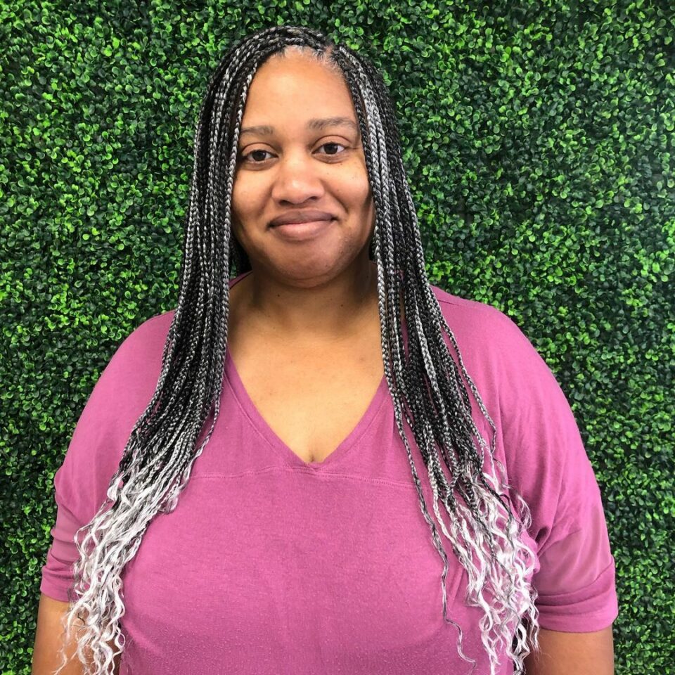 14 Trendy And Traditional Salt And Pepper Braids For Black Women