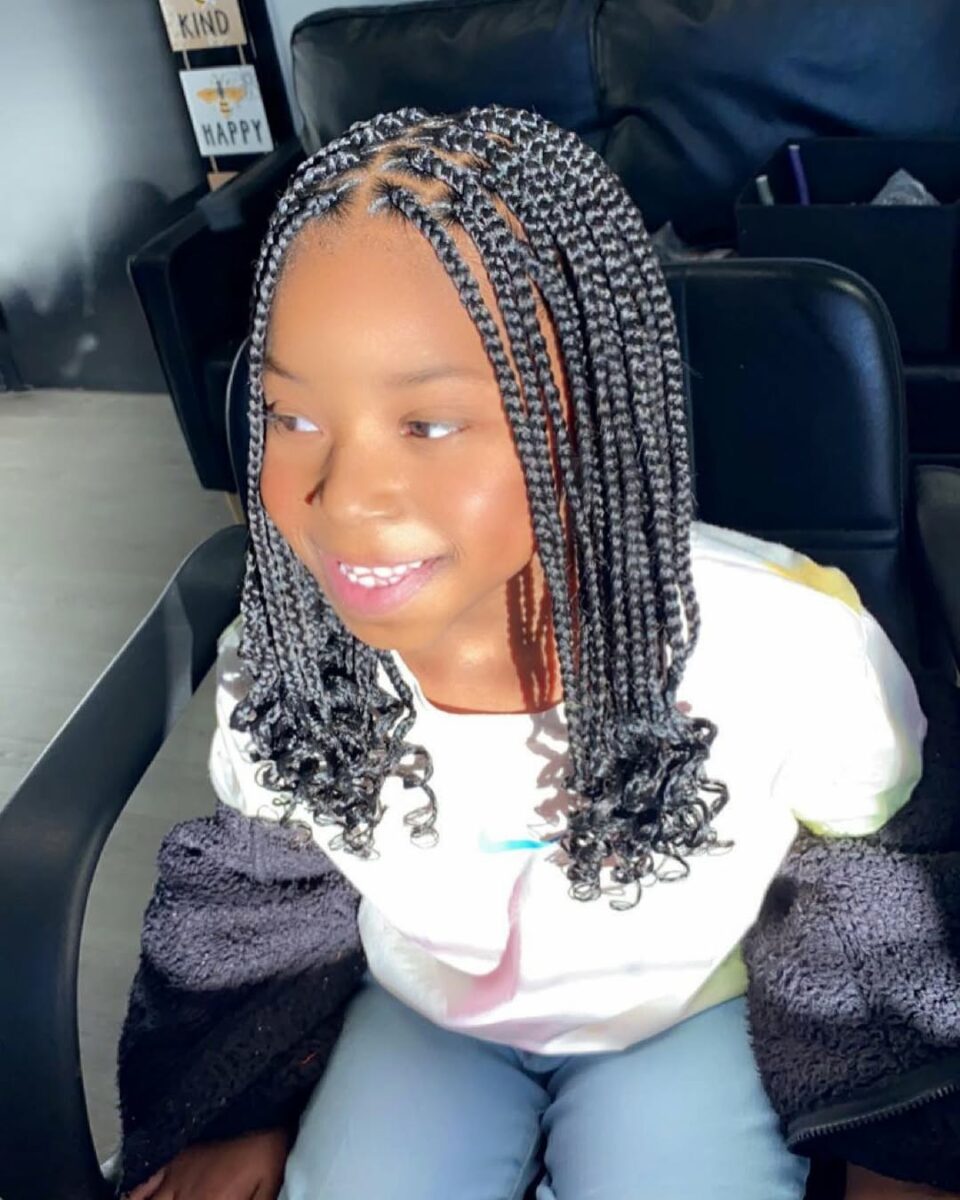 10 Cute Box Braids For Kids Hairstyles That Will Make Every Day A Good ...