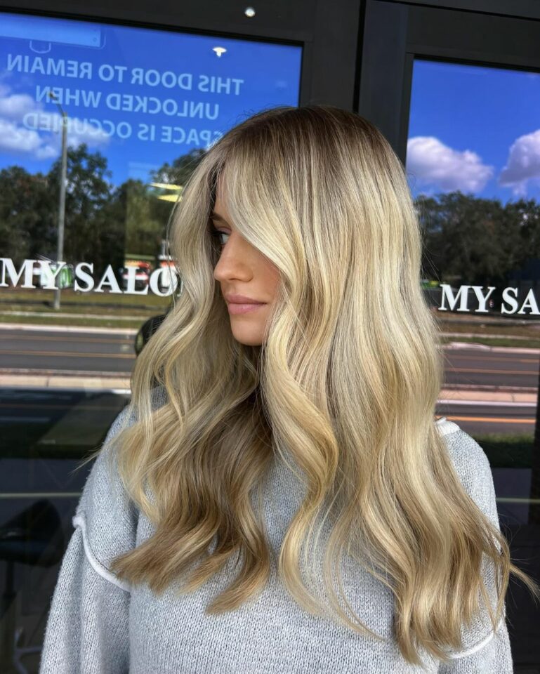 10 Stunning Root Melt Ideas To Help You Go From Brunette To Blonde In ...