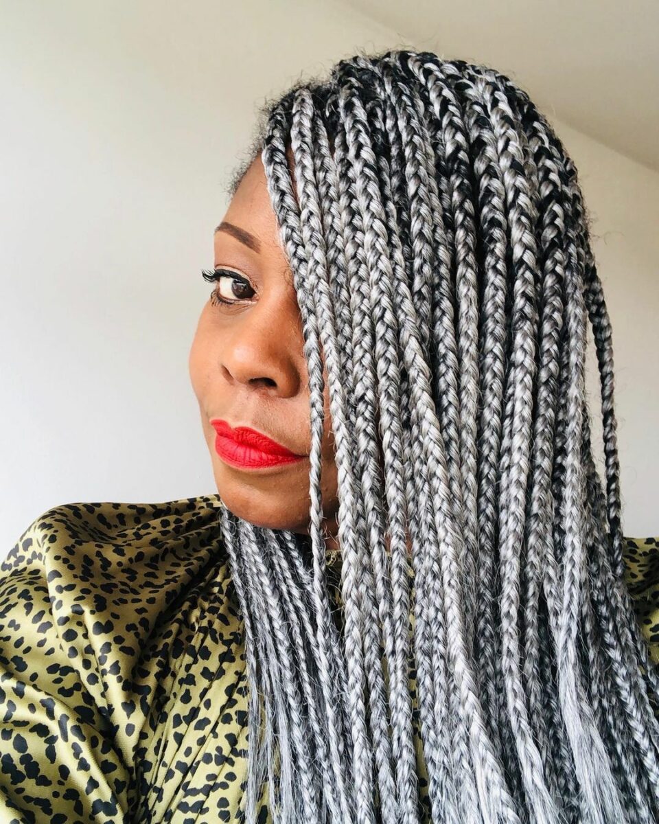 13 Stunning Grey Hair Braids That Prove Grey Will Be The New Black In 2025