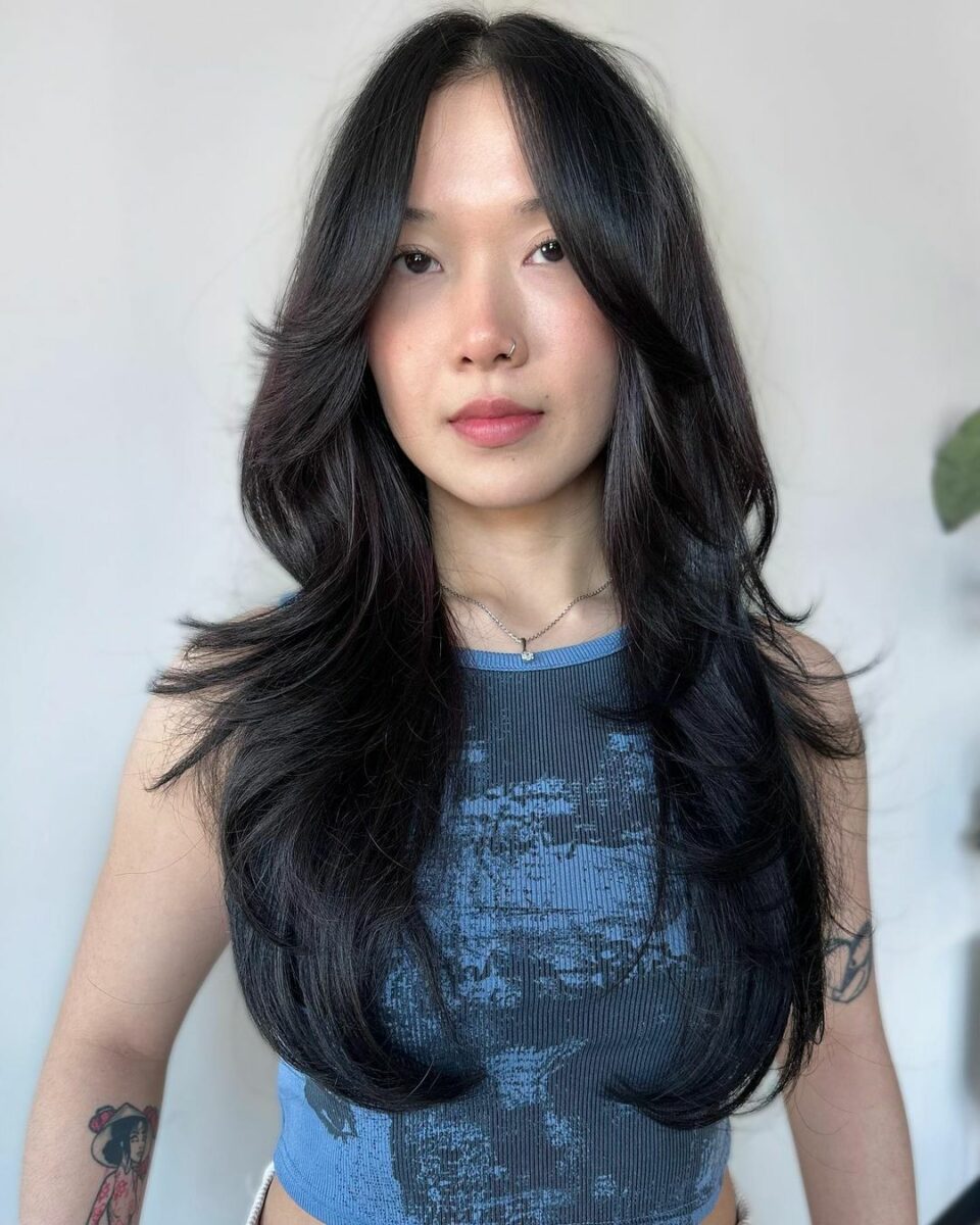 14 Modern Ways To Rock The Wolf Cut For Straight Hair