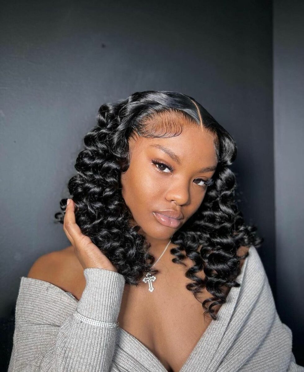 11 Deep Wave Frontal Wig Hairstyles That Are Casual Or Red Carpet ...