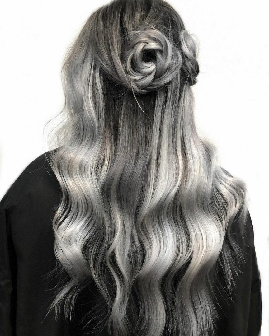 11 Silver Ombre Hair Looks Perfect For The Fall Weather
