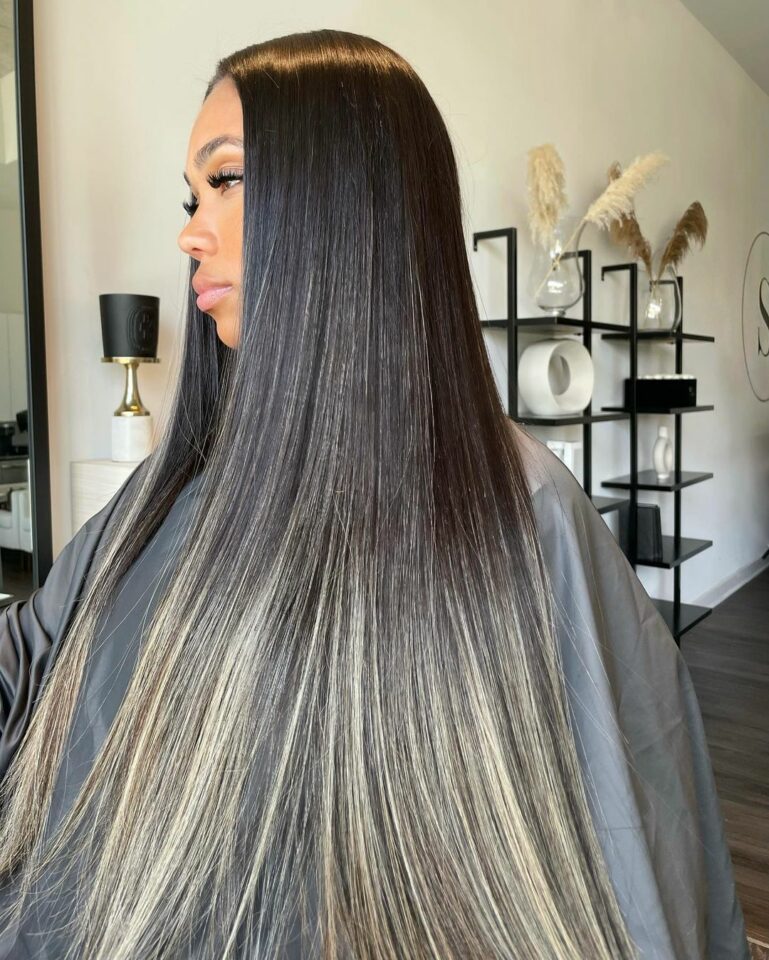 11 Silver Ombre Hair Looks Perfect For The Fall Weather