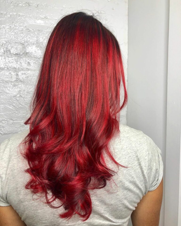 11 Styles Of Red Hair With Highlights And The Alluring Pop Of Crimson Glow
