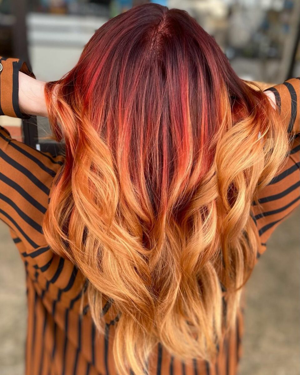 11 Styles Of Red Hair With Highlights And The Alluring Pop Of Crimson Glow