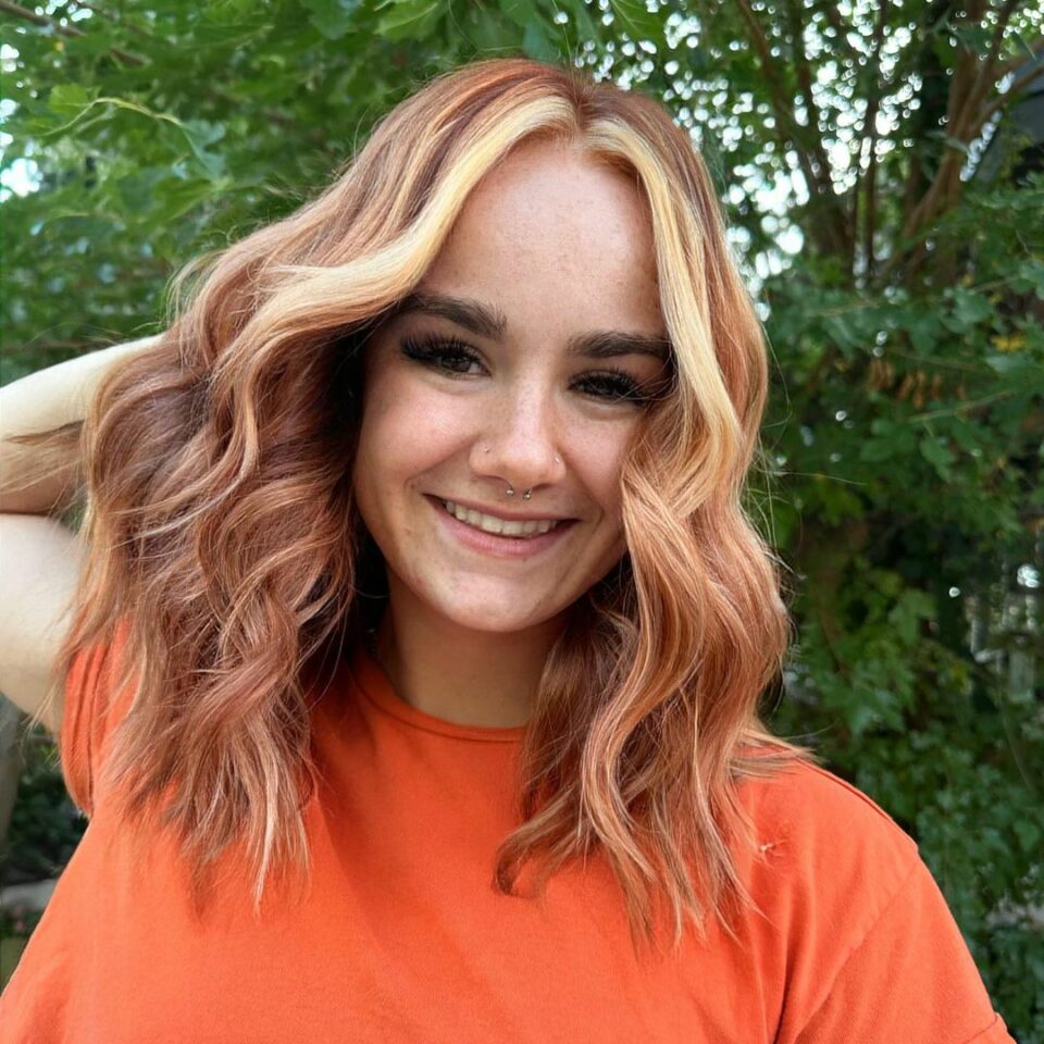 12 Cowboy Copper Hair With Blonde Money Piece Ideas To Blend Vibrancy ...