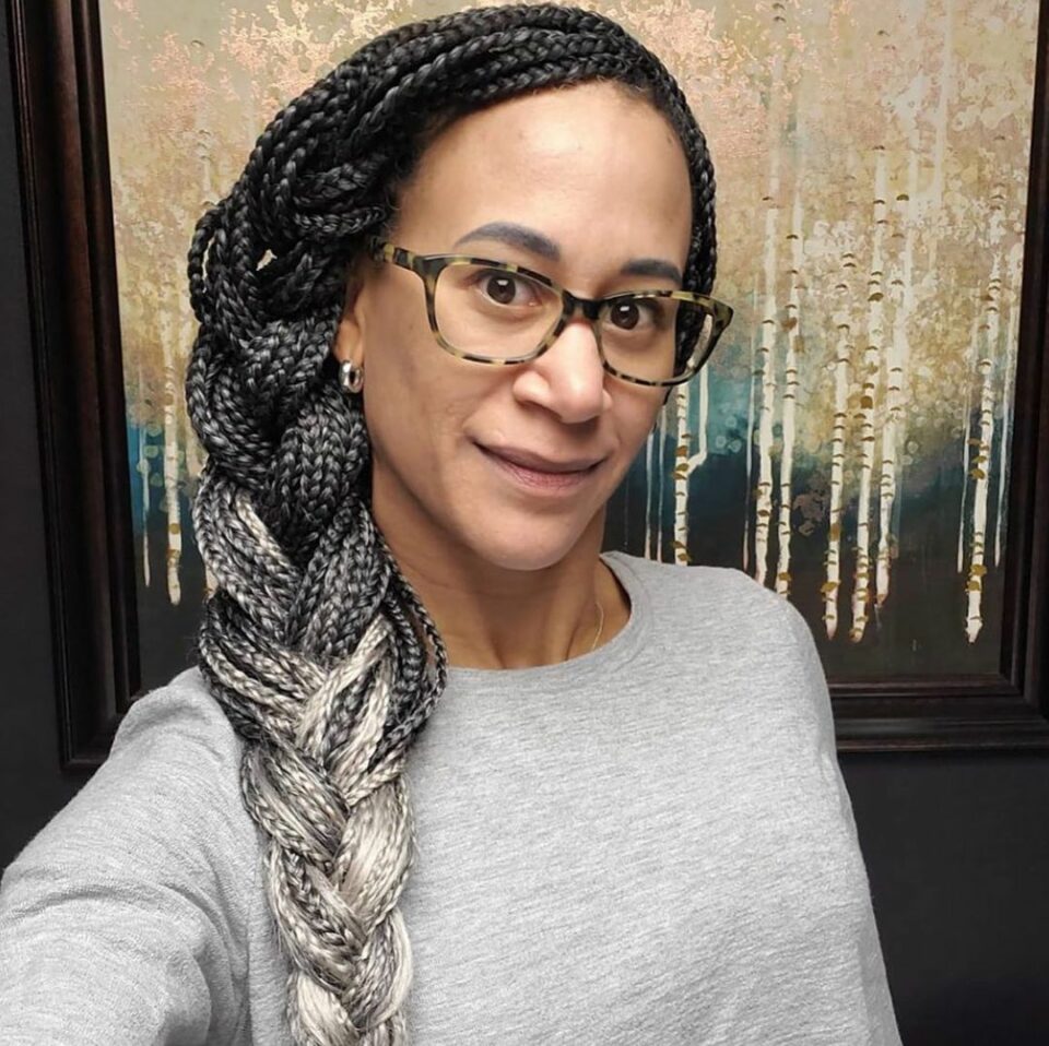 14 Trendy And Traditional Salt And Pepper Braids For Black Women
