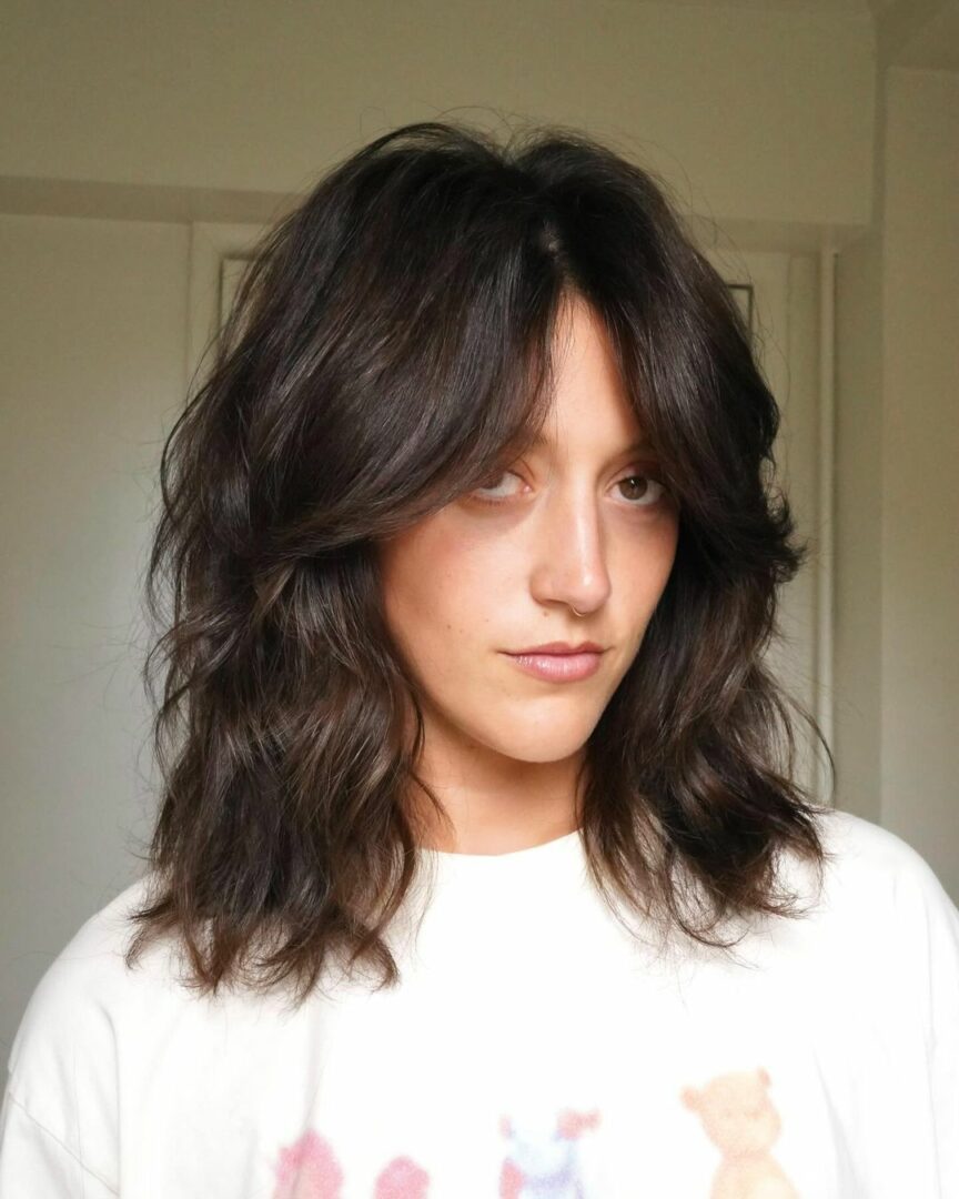 10 maneras elegantes de actualizar tu pelo castaño de longitud media ...