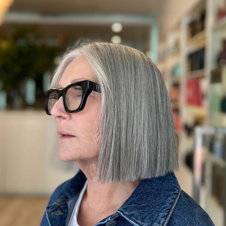 13 Gorgeous Chin-Length Haircuts For Women Over 60 That Flatter Every Angle