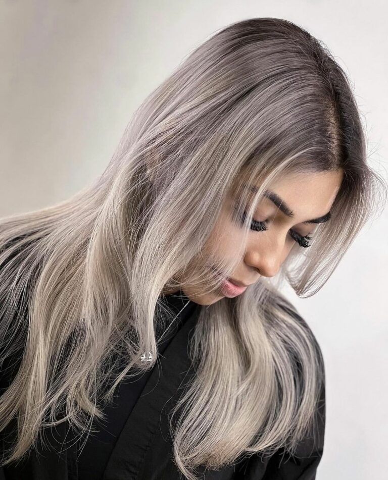 11 Silver Ombre Hair Looks Perfect For The Fall Weather