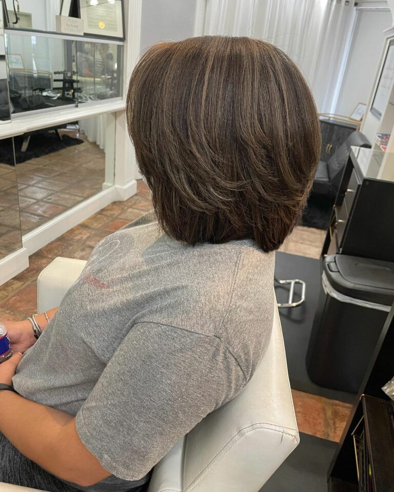 10 Blending Gray Highlights On Brown Hair Ideas For Women Over 50