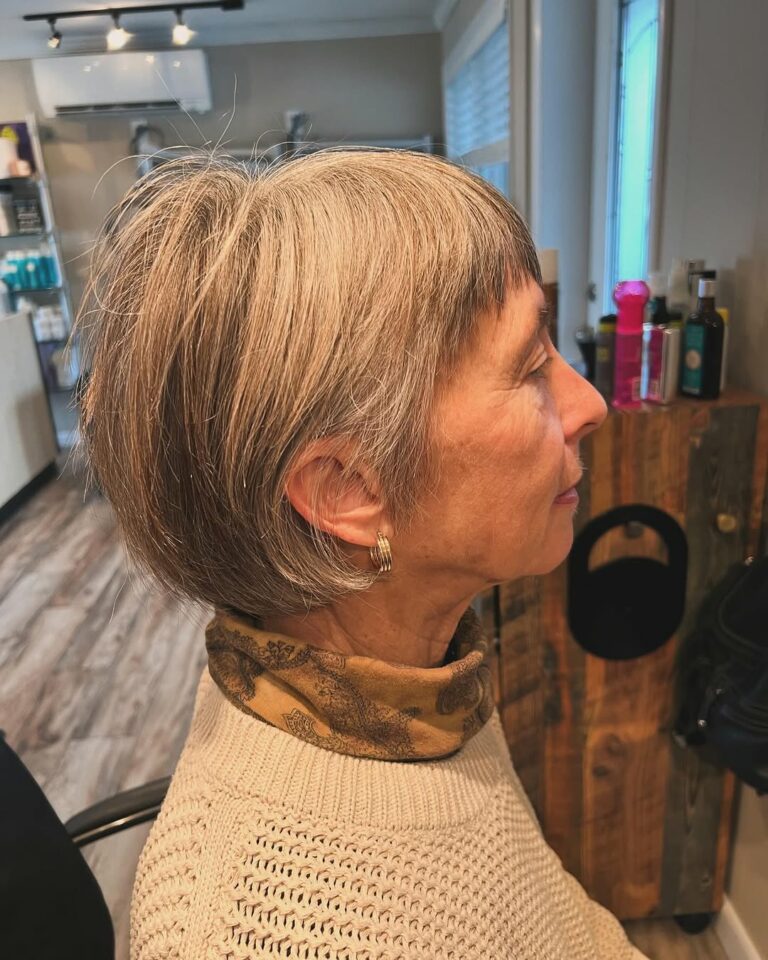 10 Stylish And Fuss-Free Short Bobs For Women Over 70