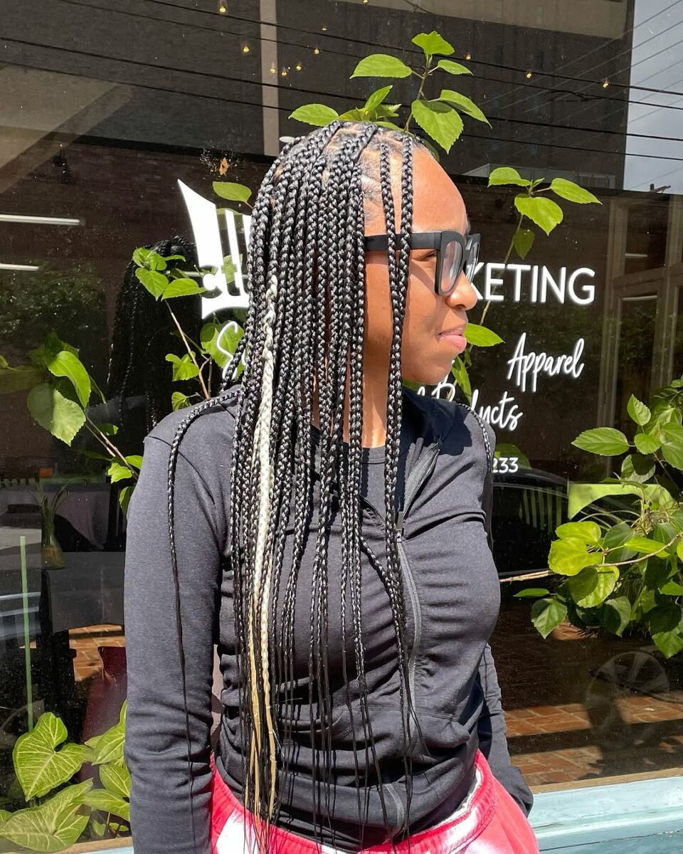 14 Trendy And Traditional Salt And Pepper Braids For Black Women
