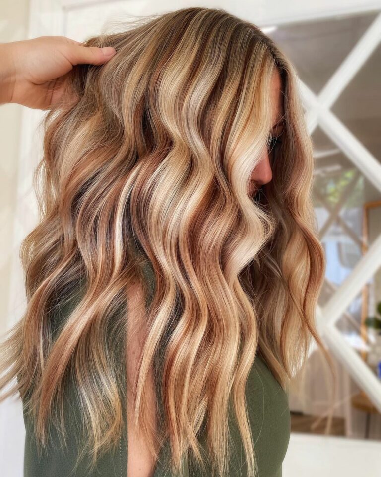 Meche Cuivre Sur Blond