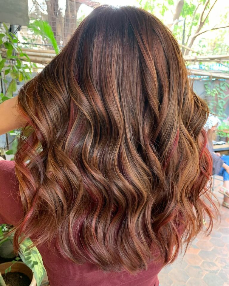 11 Brown Hair With Red Highlights Trends Taking Over Social Media