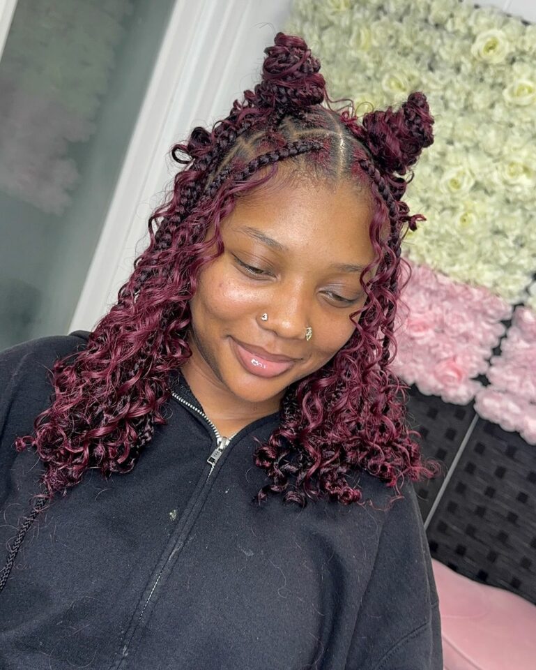 13 Burgundy Box Braids Ideas That Will Transform Your Look