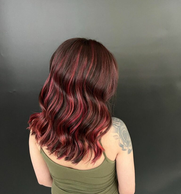 11 Brown Hair With Red Highlights Trends Taking Over Social Media