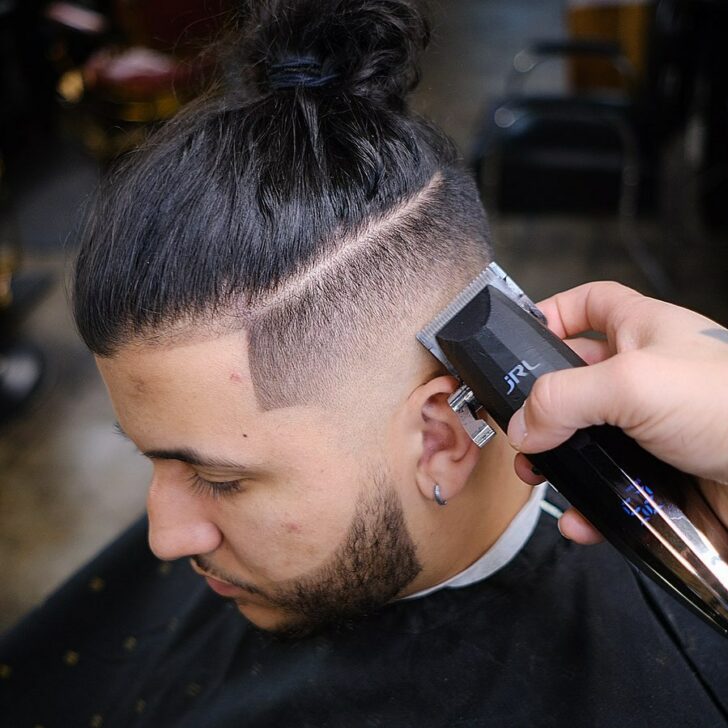 The 10 Coolest Man Bun Fade Ideas To Bring To Your Next Appointment