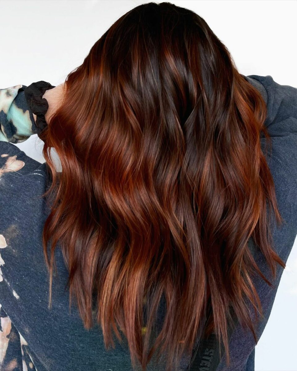 Copper Hair With Dark Roots Is The Hottest Low-Maintenance Style This Year