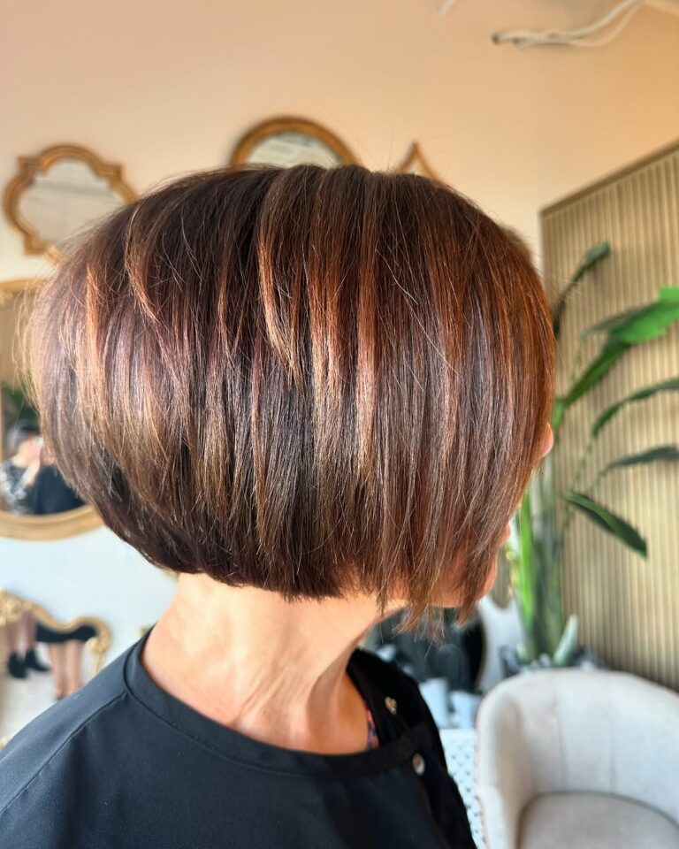 13 Sassy And Volume-Boosting Layered Stacked Bob Haircuts