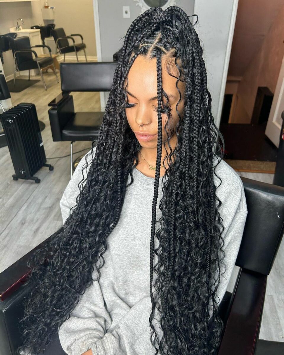 13 Creative Knotless Box Braids That Slay All Day