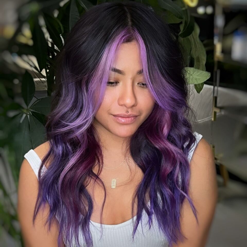 10 Enchanting Purple Balayage Looks To Obsess Over
