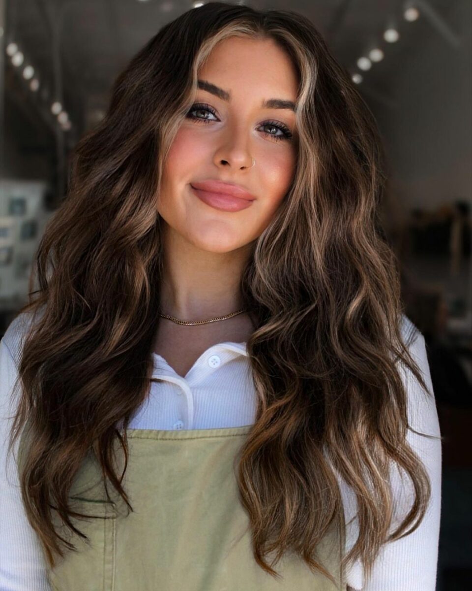 10 Ideas For Dark Brown Hair With Highlights That Add Dimension And Glow