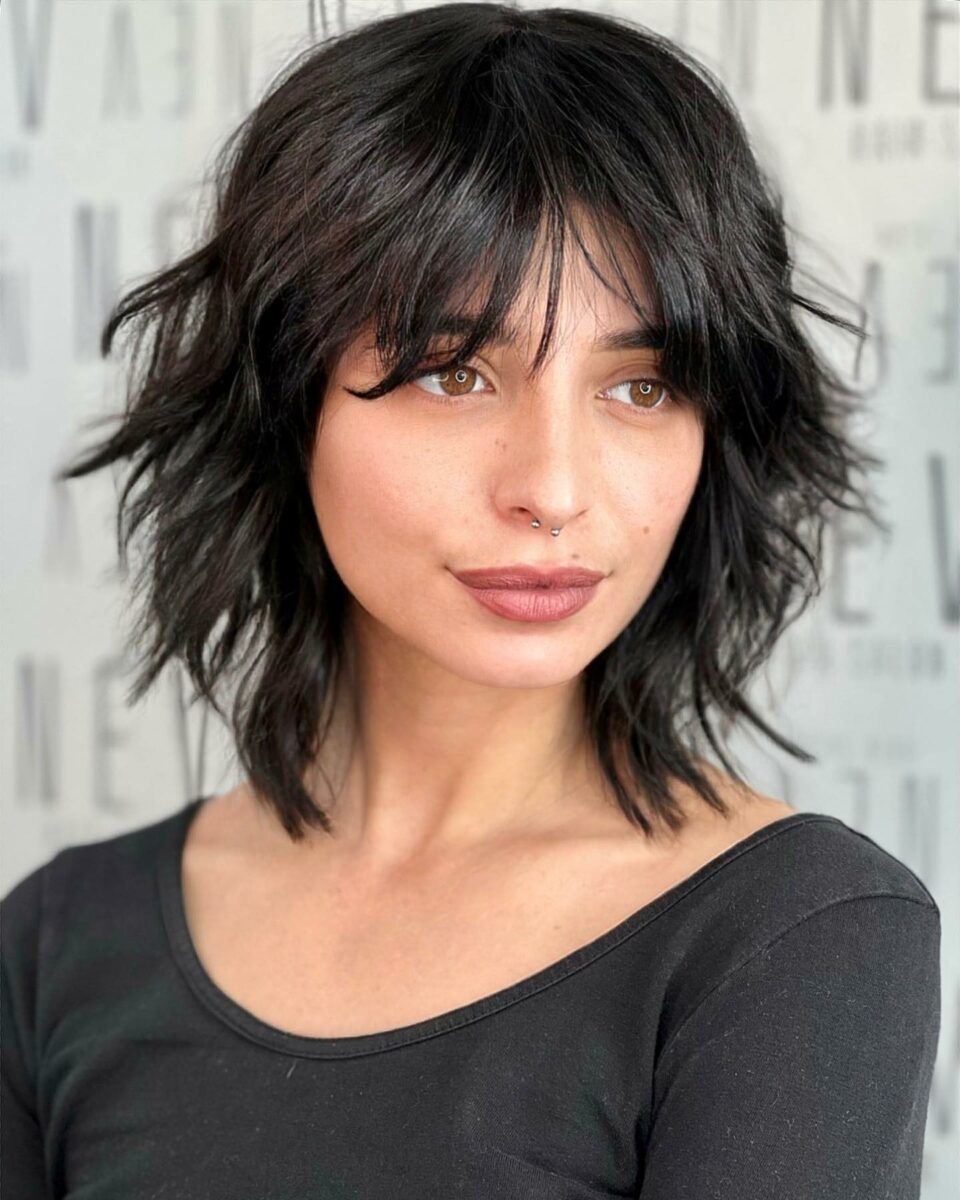 10 Stylish Choppy Bob With Bangs Ideas For Wearable Edgy Short Hair
