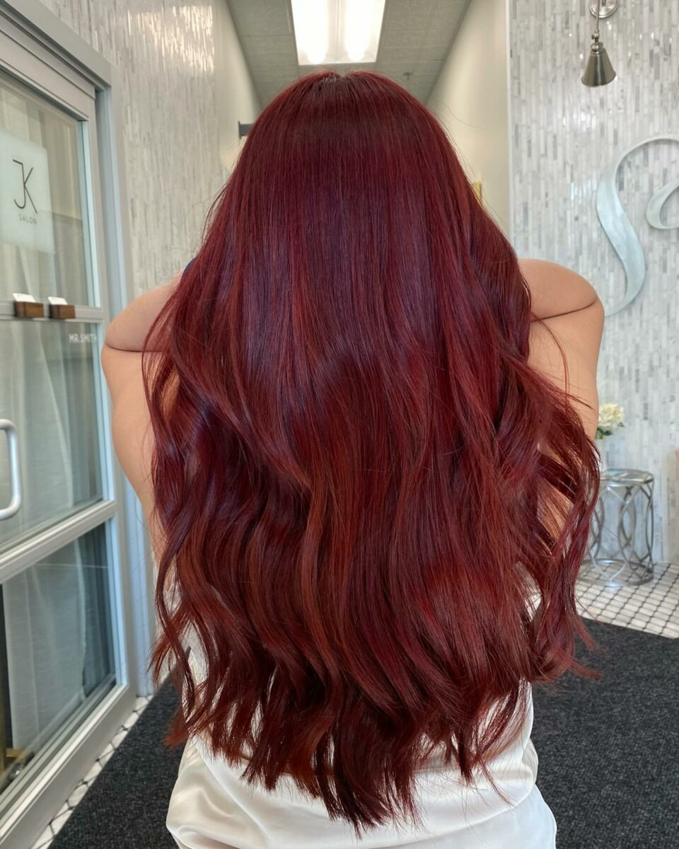 10 Trendy Dark Red Hair Colors Perfect For The New Year