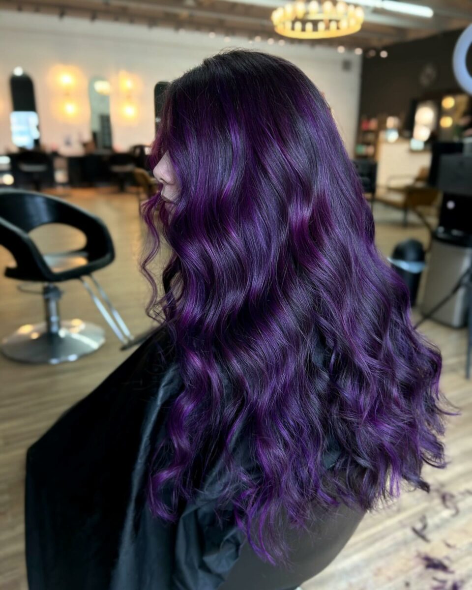 10 Enchanting Purple Balayage Looks To Obsess Over