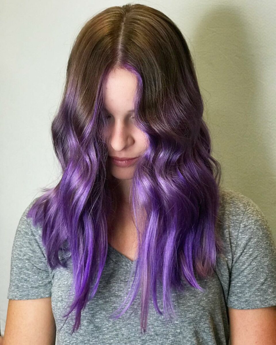 10 Enchanting Purple Balayage Looks To Obsess Over