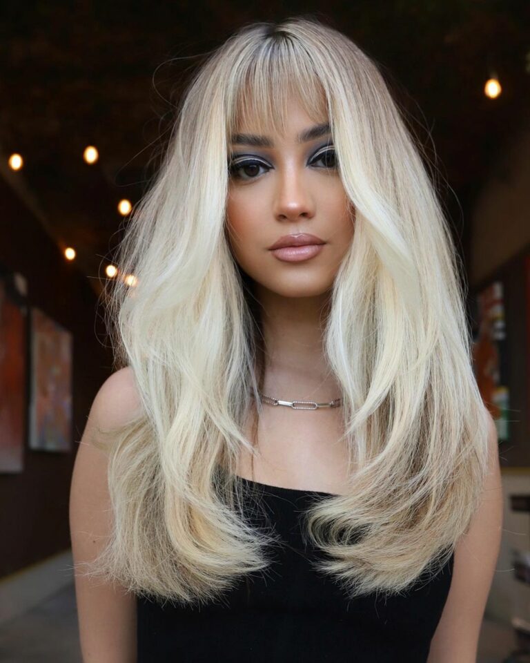 10 Pretty And Easy Ways To Wear Wispy Bangs On Long Hair