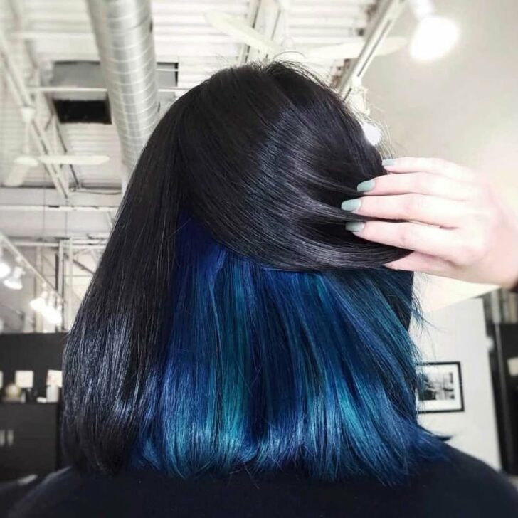10 ideas para el pelo azul oscuro que transformarán tu look diario