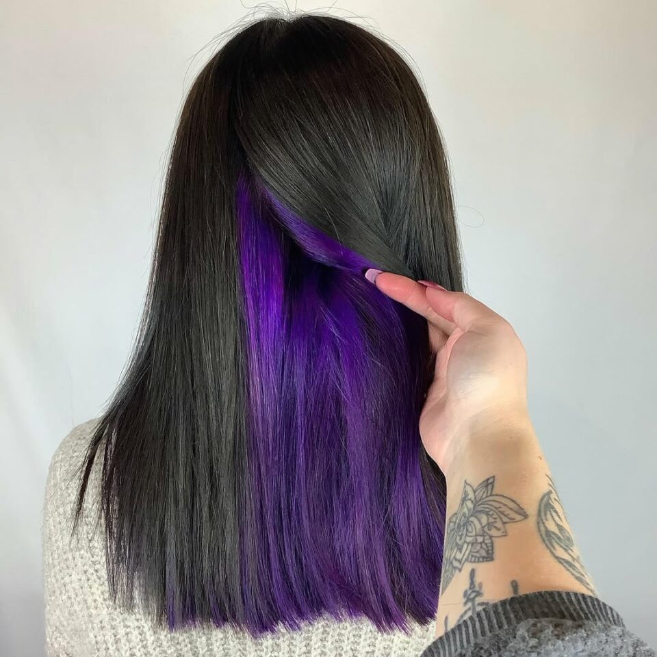 10 Ideias Irresistíveis de Cabelo Roxo Escuro Para Inspirar o Seu ...