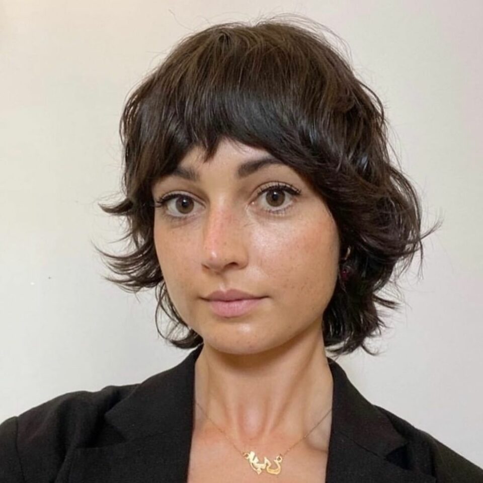 11 Chin-Length Haircuts With Bangs For A Chic And Flattering Look