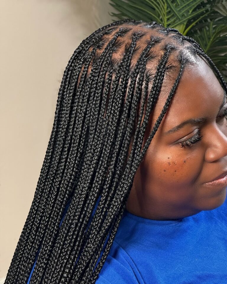 12 Ideas For Small Knotless Braids You'll Love