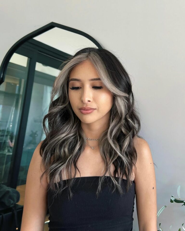 12 Stunning Ways To Elevate Your Dark Hair With Trendy Highlights