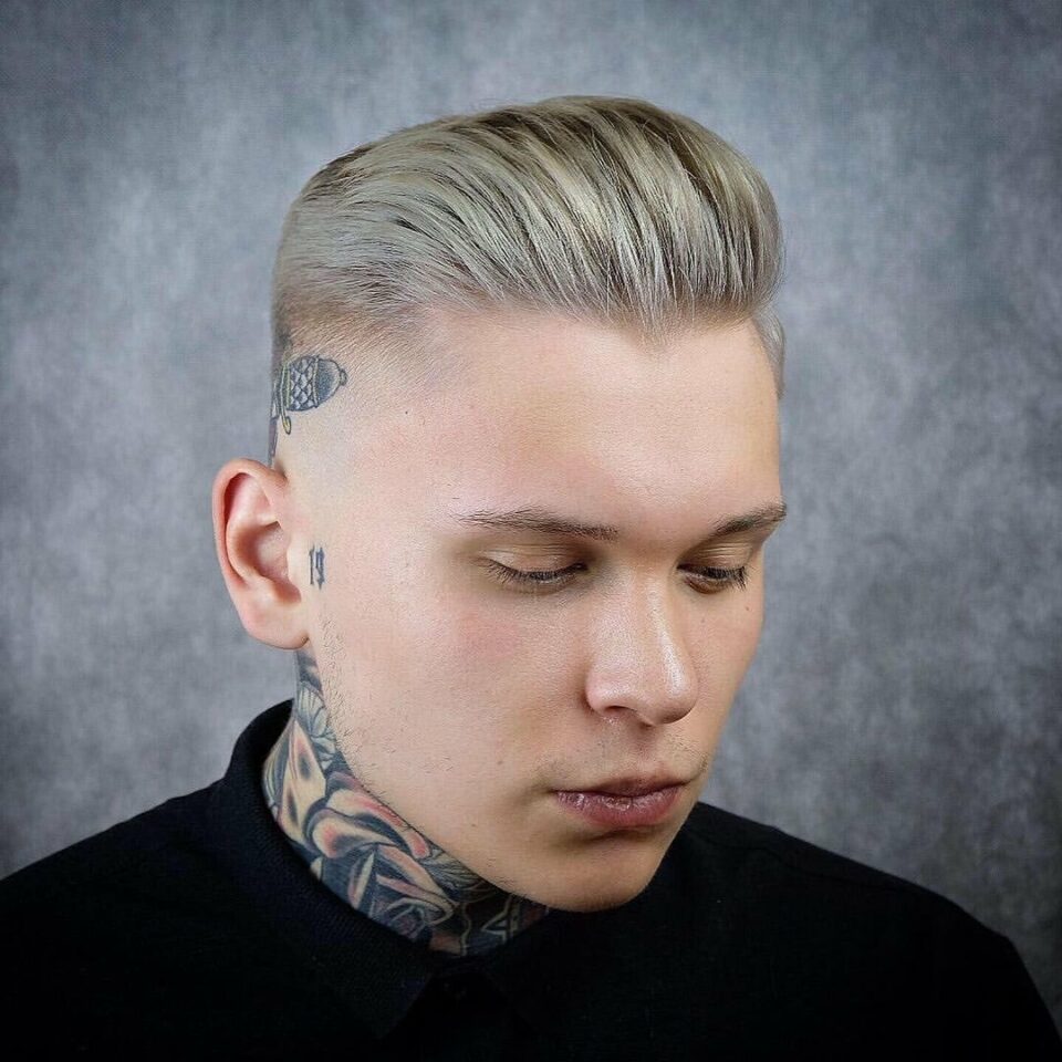 10 cortes de cabelo Pompadour Fade que combinam um estilo clássico e ...